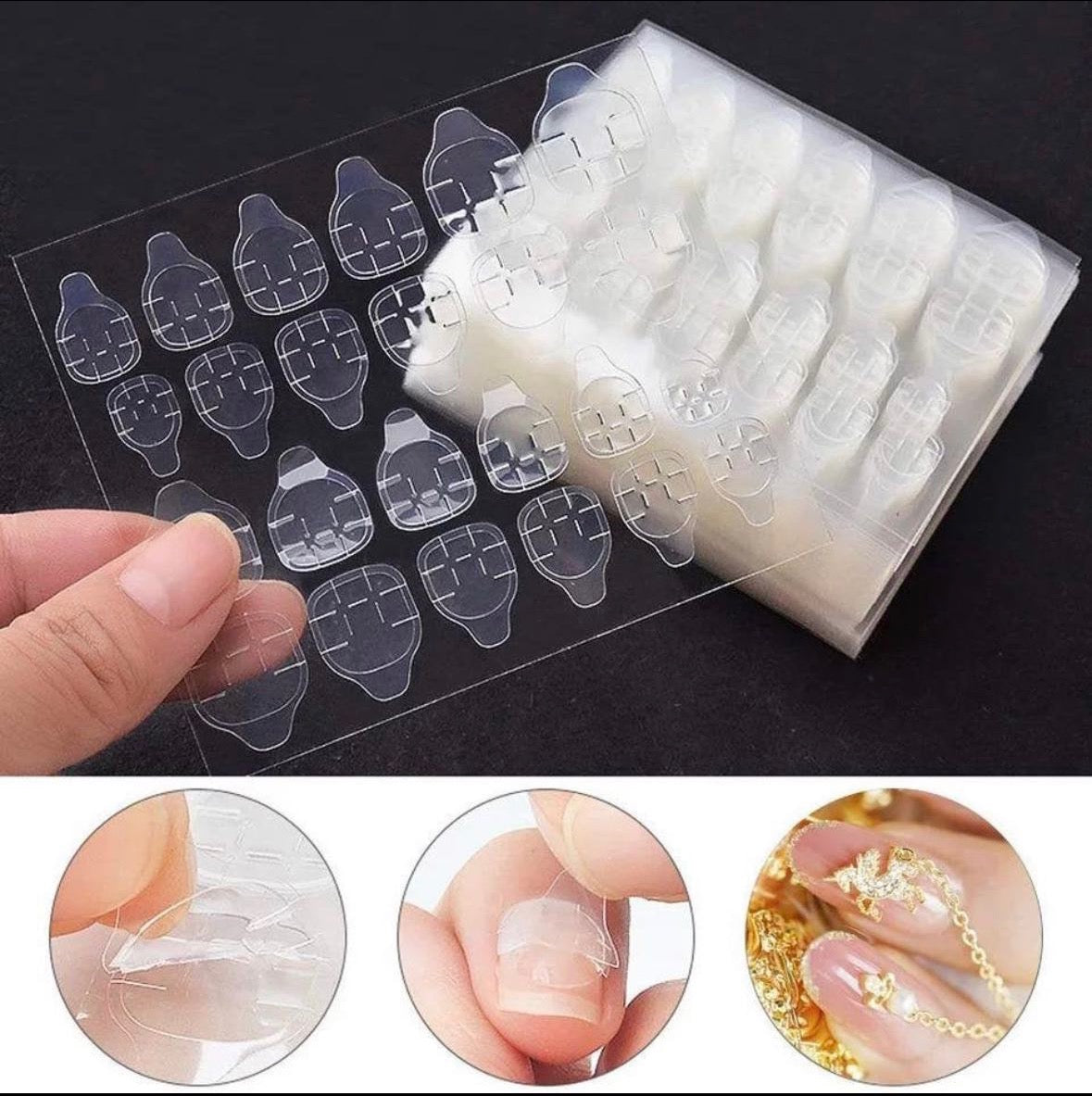 Press on nail sticky tab| waterproof| sticky jelly| Adhesive sticky